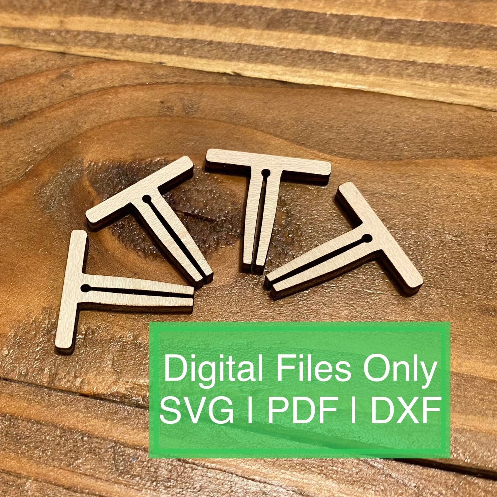 Low Profile Honeycomb Pin - Aeon Mira 7 Tested - SVG DXF PDF Cut File ...