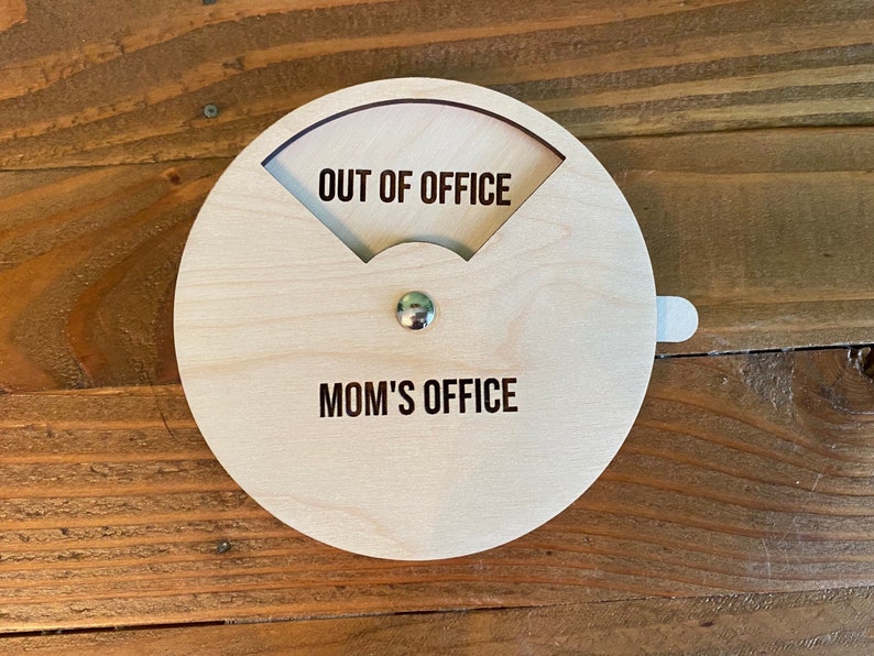 10" Custom Work From Home Privacy Sign - Wood Do Not Disturb/please ...