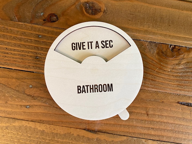Bathroom Door Sign Dorm Room Restroom Privacy Sign Roomate - Etsy