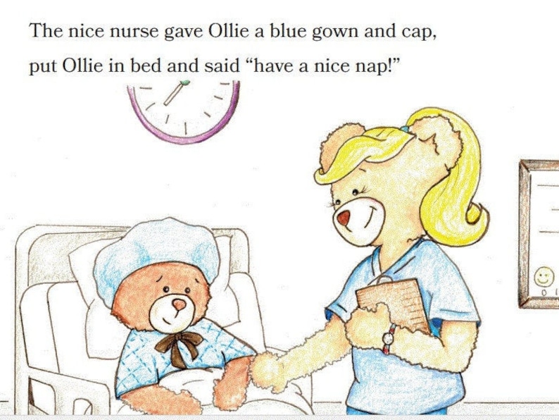 Ollie Children's Book: Teddy Bear Ostomy Surgery Recovery Guide - Etsy