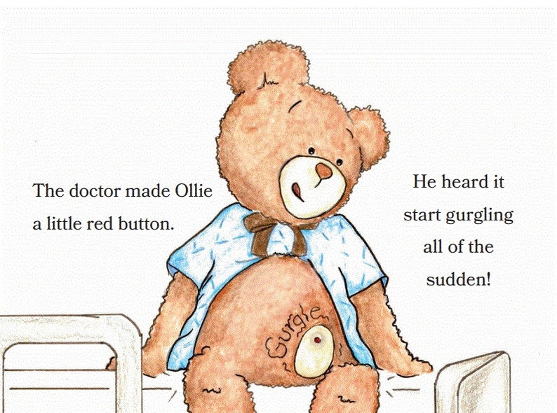 Ollie Children's Book: Teddy Bear Ostomy Surgery Recovery Guide - Etsy
