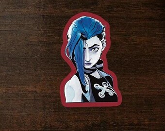 Jinx Laptop Sticker - Etsy