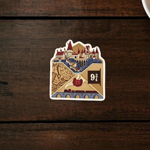 Hogwarts Acceptance Letter - Individual Sticker - Etsy
