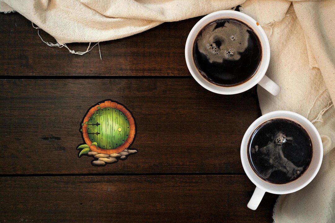 Hobbit Hole - Individual Sticker - Etsy