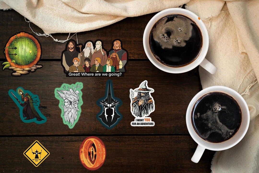 Lord of the Rings Sticker Bundle Pack - Etsy
