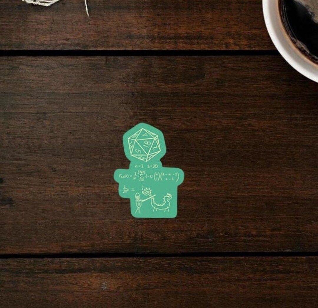 Dnd Math - Individual Sticker - Etsy