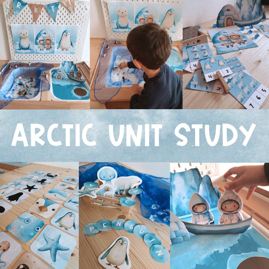 Arctic Study, Arctic Full Bundle, Montessori, Homeschooling - Etsy