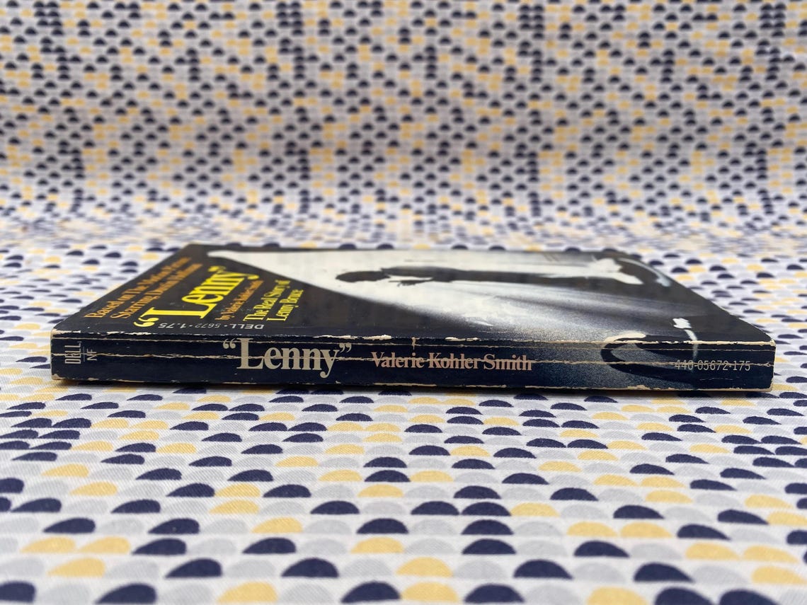 Lenny - the Real Story of Lenny Bruce - Valerie Kohler Smith - Vintage ...