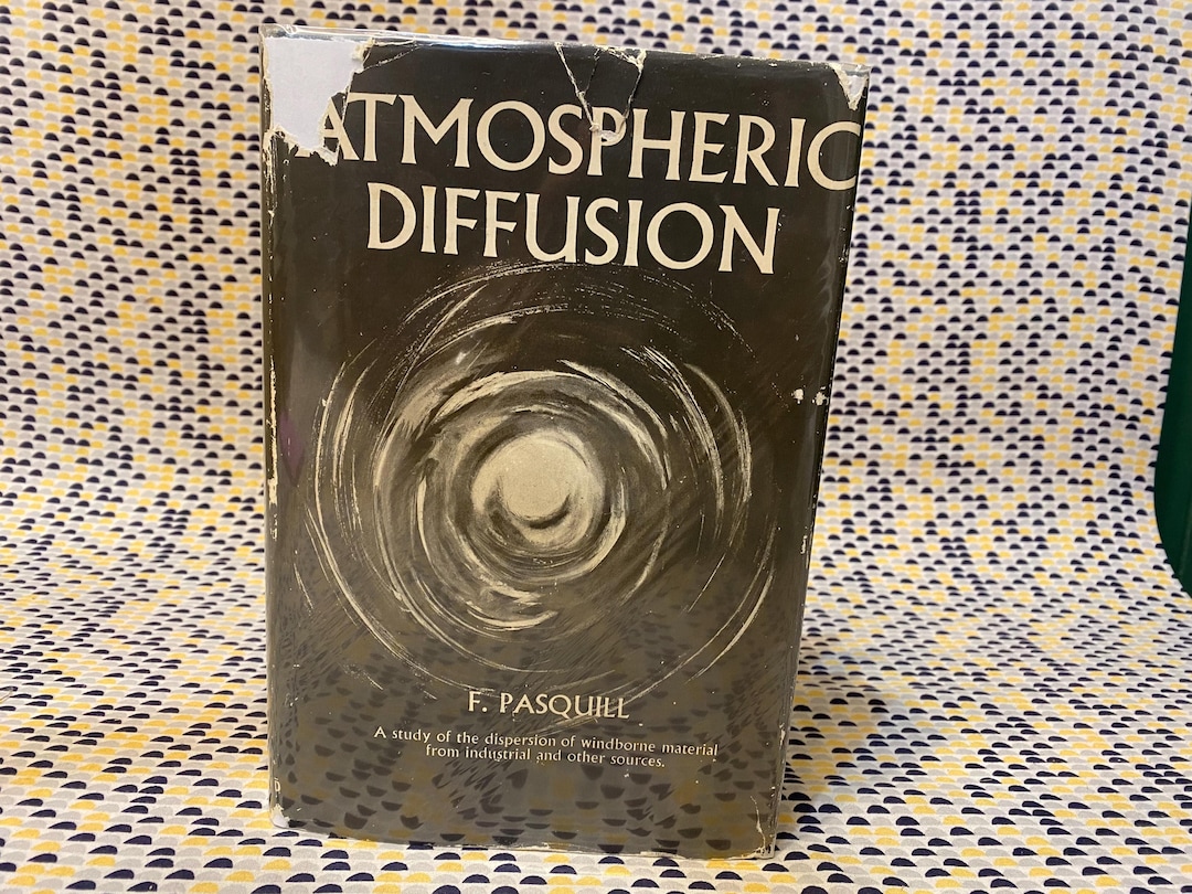 Atmospheric Diffusion - F. Pasquill - - Vintage Hardcover - 1962 D Von ...