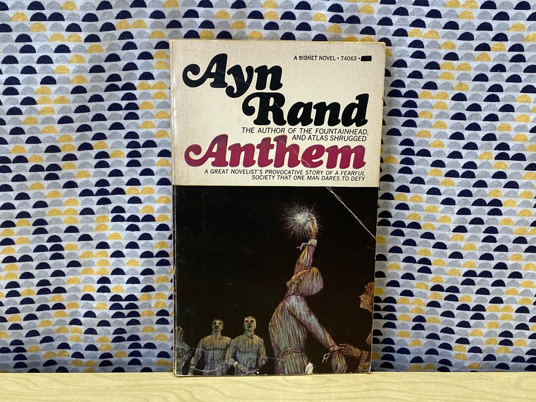 Anthem Ayn Rand Vintage Paperback Book 60 Cent Signet - Etsy