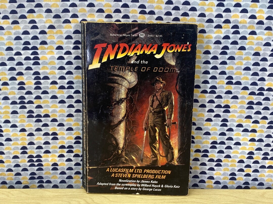 Temple of Doom Indiana Jones Movie Novelization James - Etsy
