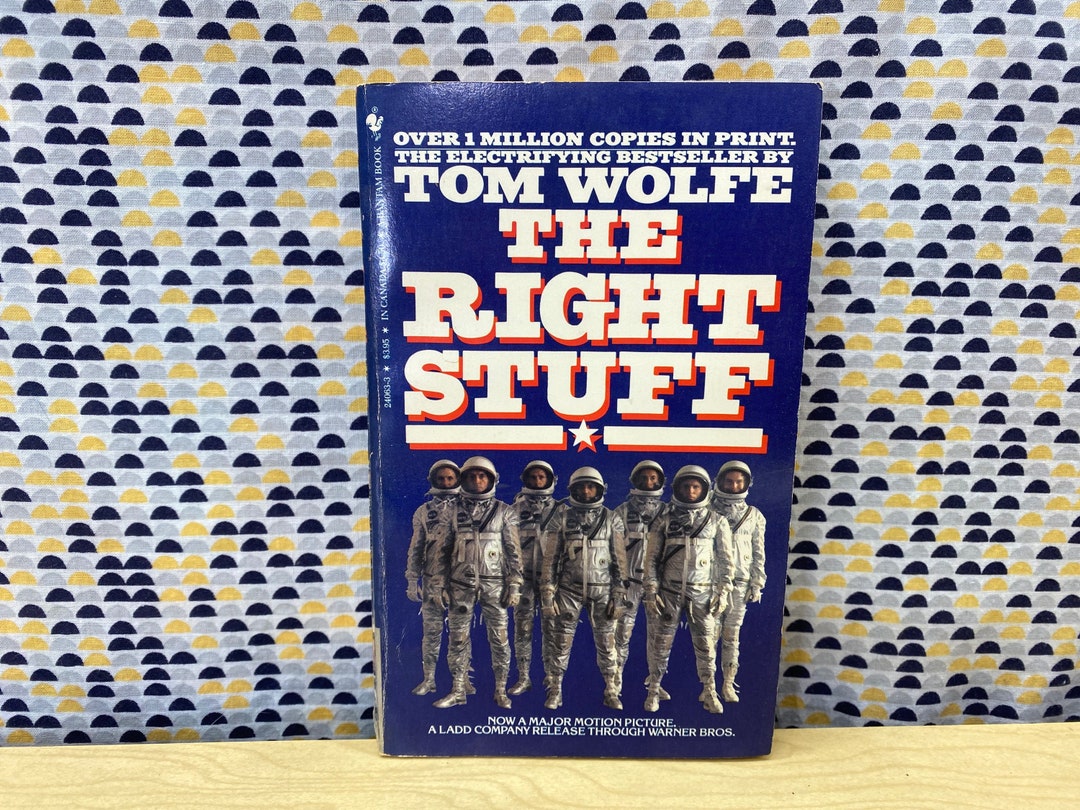 The Right Stuff - Tom Wolfe - Vintage Paperback Book - Bantam Books - Etsy