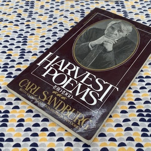 Harvest Poems Carl Sandburg 1910-1960 Vintage Paperback Book - Etsy