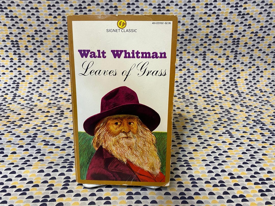 Leaves of Grass - Walt Whitman - Vintage Paperback Book - Signet ...