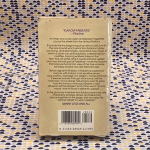 Skinny Legs and All - Tom Robbins - Vintage Paperback Book - Bantam ...