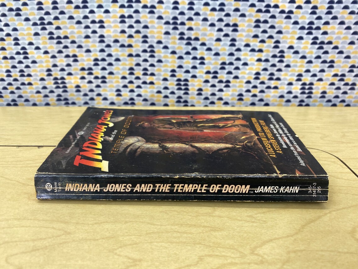 Temple of Doom Indiana Jones Movie Novelization James - Etsy