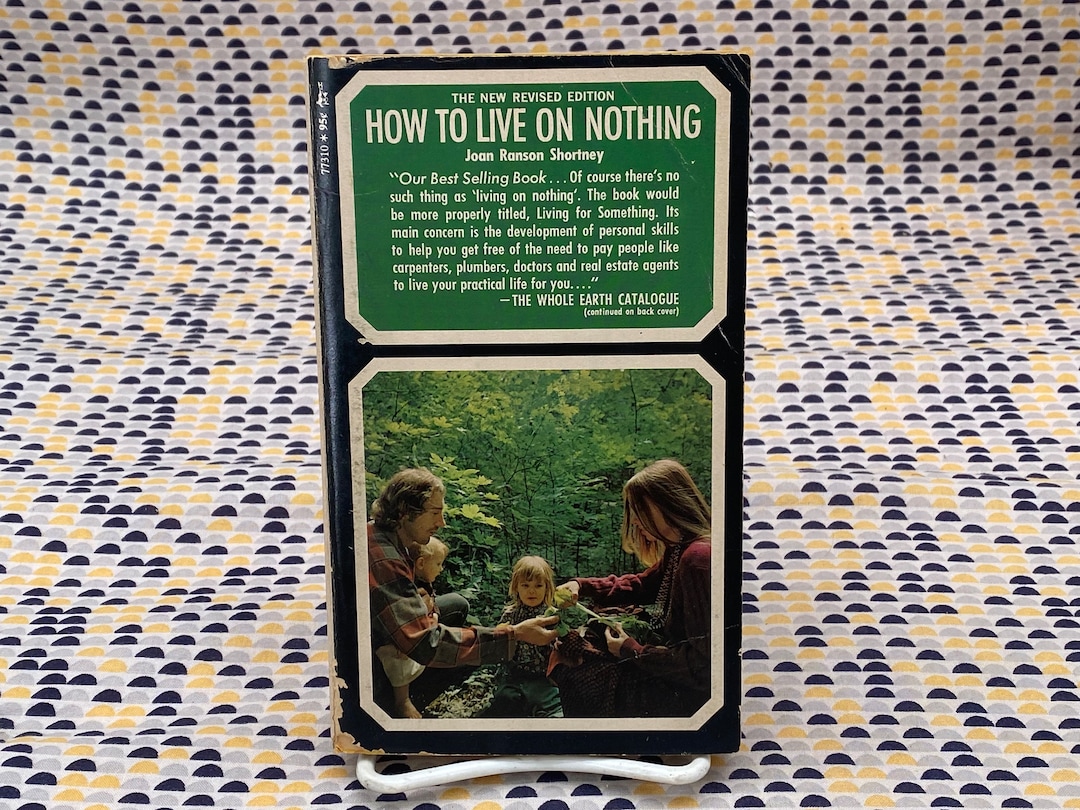 How to Live on Nothing - Joan Ranson Shortney - Vintage Paperback Book ...