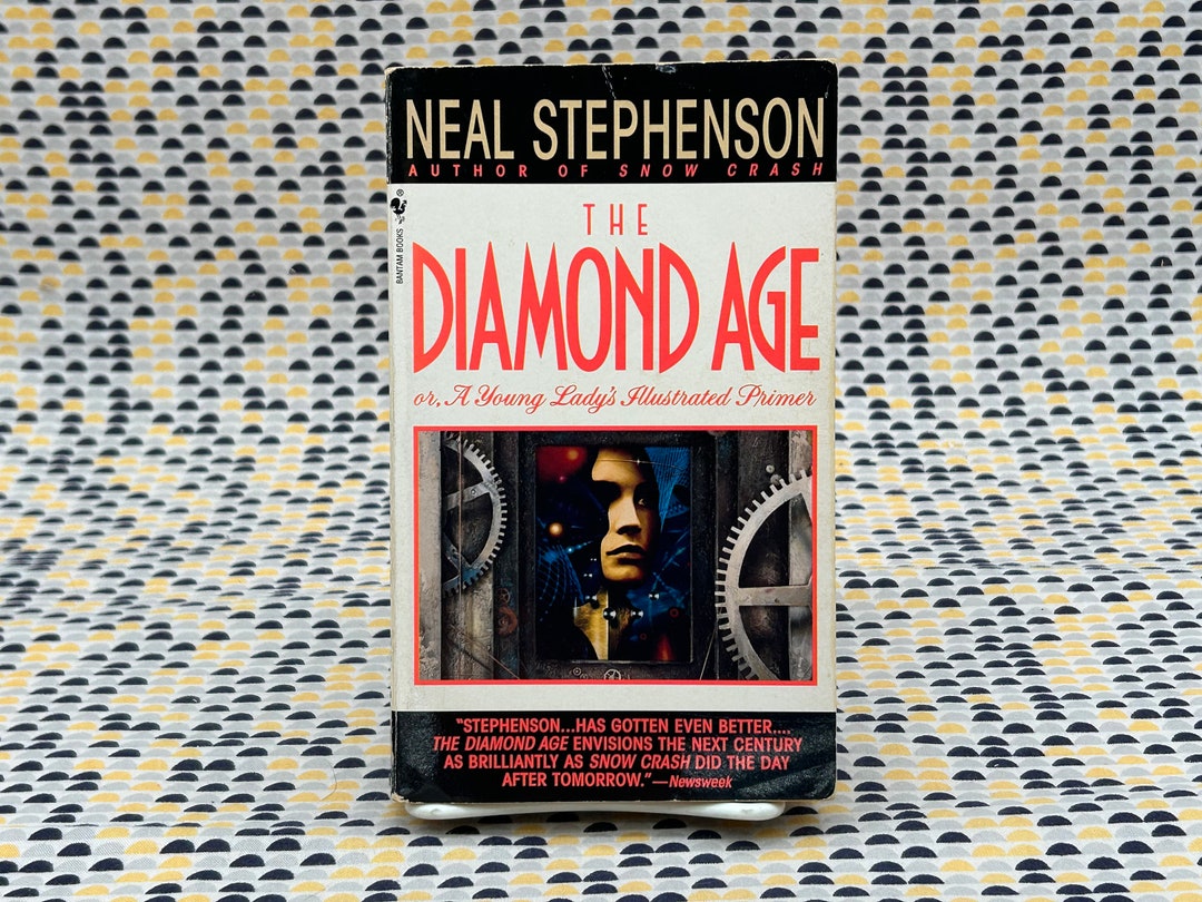 The Diamond Age Neal Stephenson Vintage Paperback Bantam Books - Etsy