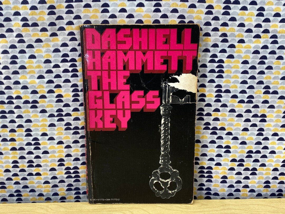 The Glass Key Dashiell Hammett Vintage Paperback Book - Etsy