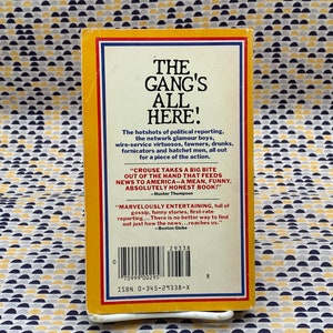 The Boys on the Bus - Timothy Crouse - Vintage Paperback Book ...