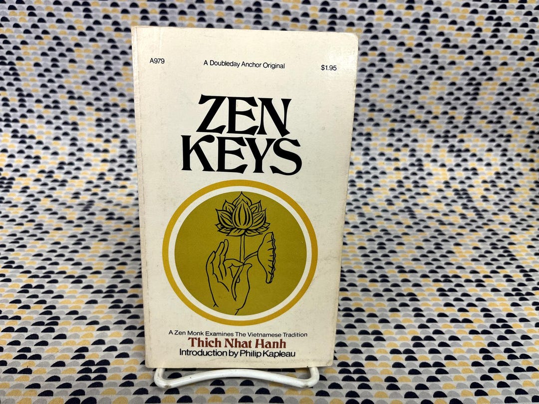 Zen Keys - Thich Nhat Hanh - Anchor - Paperback - Etsy