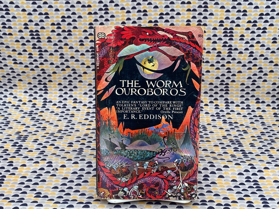 The Worm Ouroboros E.R. Eddison Vintage Paperback Book Ballantine Books ...