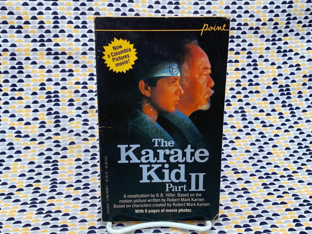 The Karate Kid Part II Movie Novelization BB Hiller Vintage Paperback ...