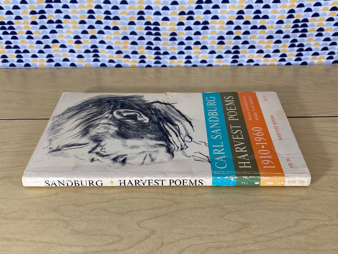Harvest Poems Carl Sandburg 1910-1960 Vintage Paperback | Etsy