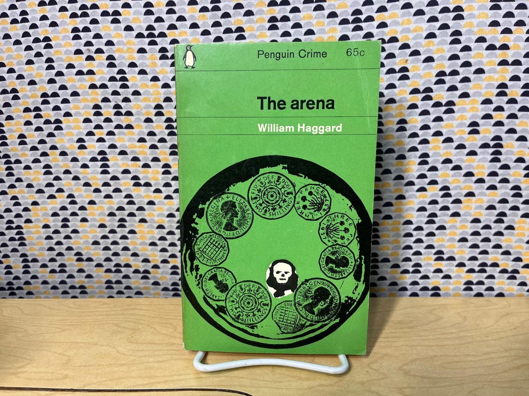 The Arena - William Haggard - Penguin Crime - Paperback - Etsy