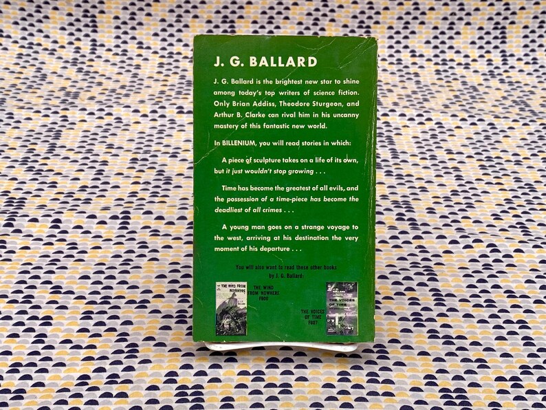Billenium - J.G. Ballard - Vintage Paperback Book - Berkley Edition - Etsy