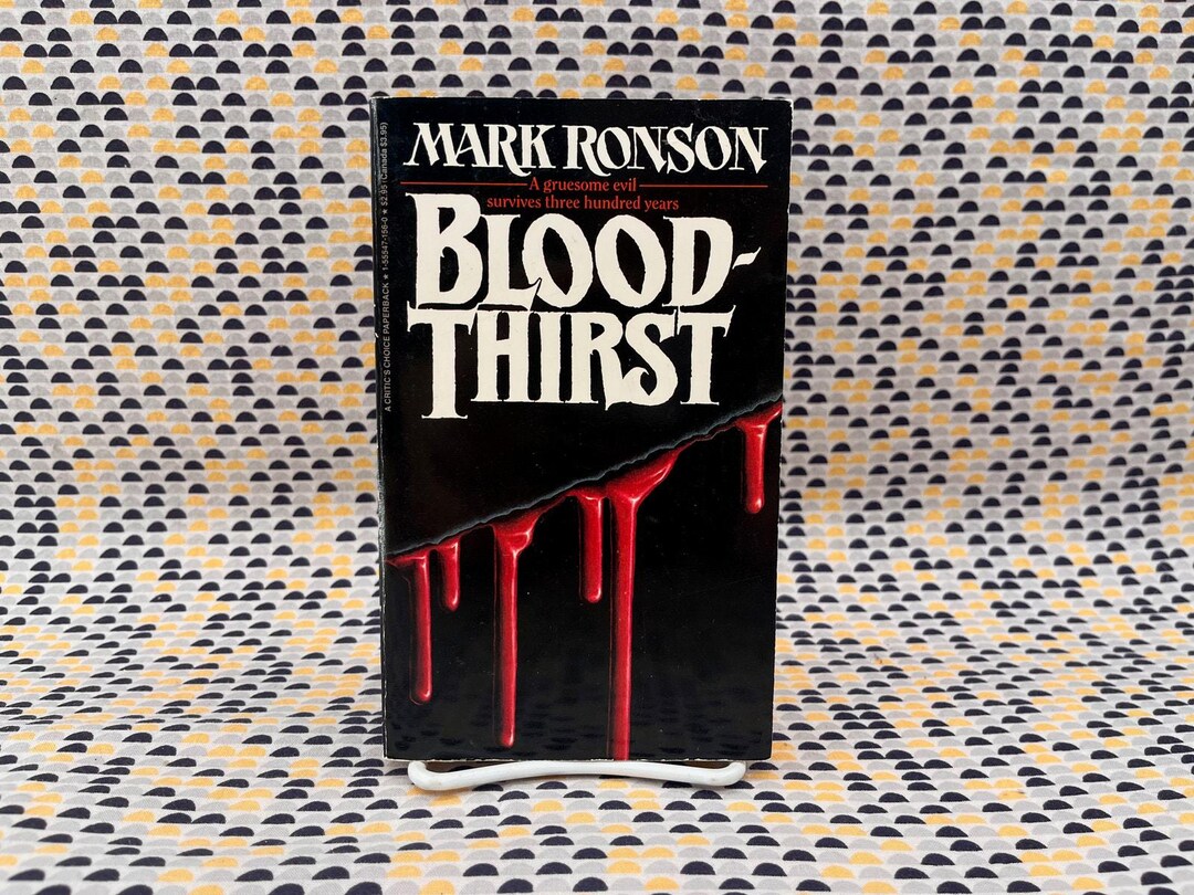 Bloodthirst - Mark Ronson - Critic's Choice Paperbacks - Etsy