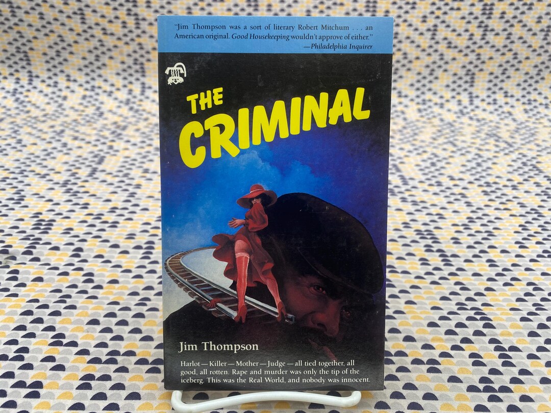 The Criminal Jim Thompson Vintage Paperback Book Black Lizard Edition ...