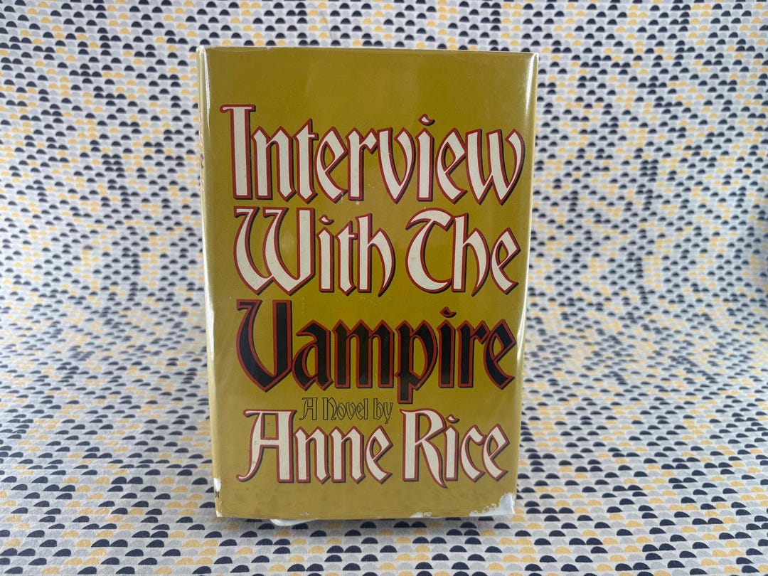 Interview With the Vampire - Anne Rice - Hardcover Book - Knopf - Club ...