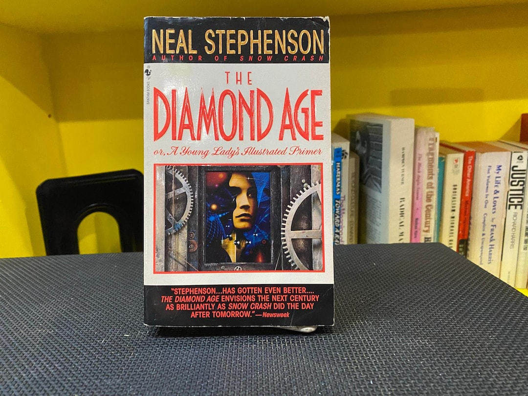 The Diamond Age - Neal Stephenson - Vintage Paperback - Bantam Books - Etsy