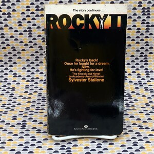 Rocky II Sylvester Stallone Movie Tie in Vintage Paperback Book ...