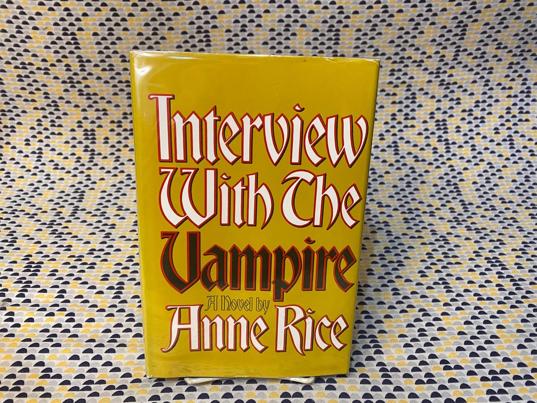 Interview With the Vampire - Anne Rice - Hardcover Book - Knopf - Club ...