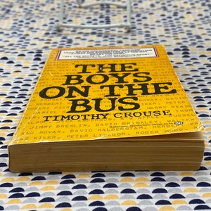 The Boys on the Bus - Timothy Crouse - Vintage Paperback Book ...
