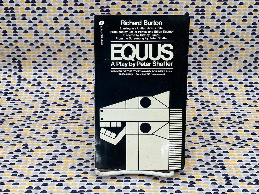 Equus a Play by Peter Shaffer Vintage Paperback Book Bard / Avon Books ...