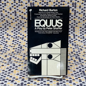 Equus a Play by Peter Shaffer Vintage Paperback Book Bard / Avon Books ...