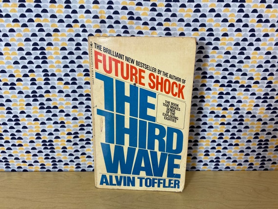 The Third Wave Alvin Toffler Vintage Paperback Book - Etsy
