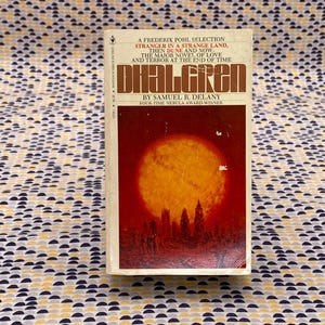 Dhalgren Samuel R. Delany Vintage Paperback Book Bantam Science Fiction ...