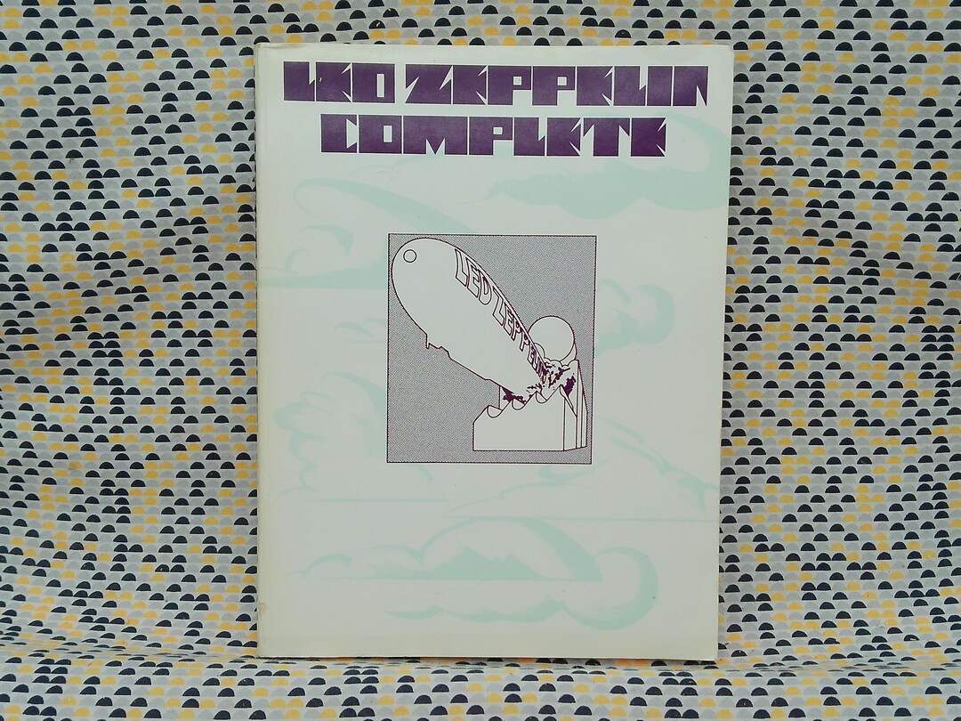 Led Zeppelin Complete Songbook Jimmy Page, Et Al. Vintage Paperback ...
