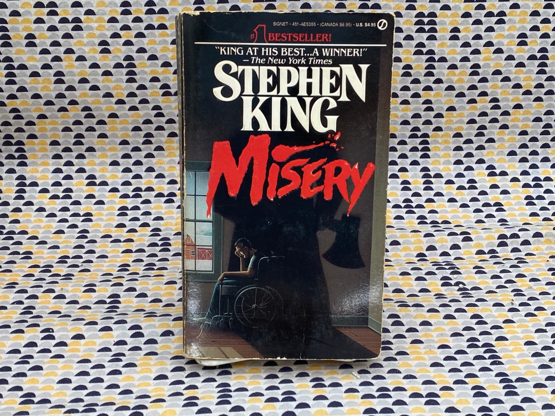 Misery Stephen King Vintage Paperback Book Signet Books - Etsy