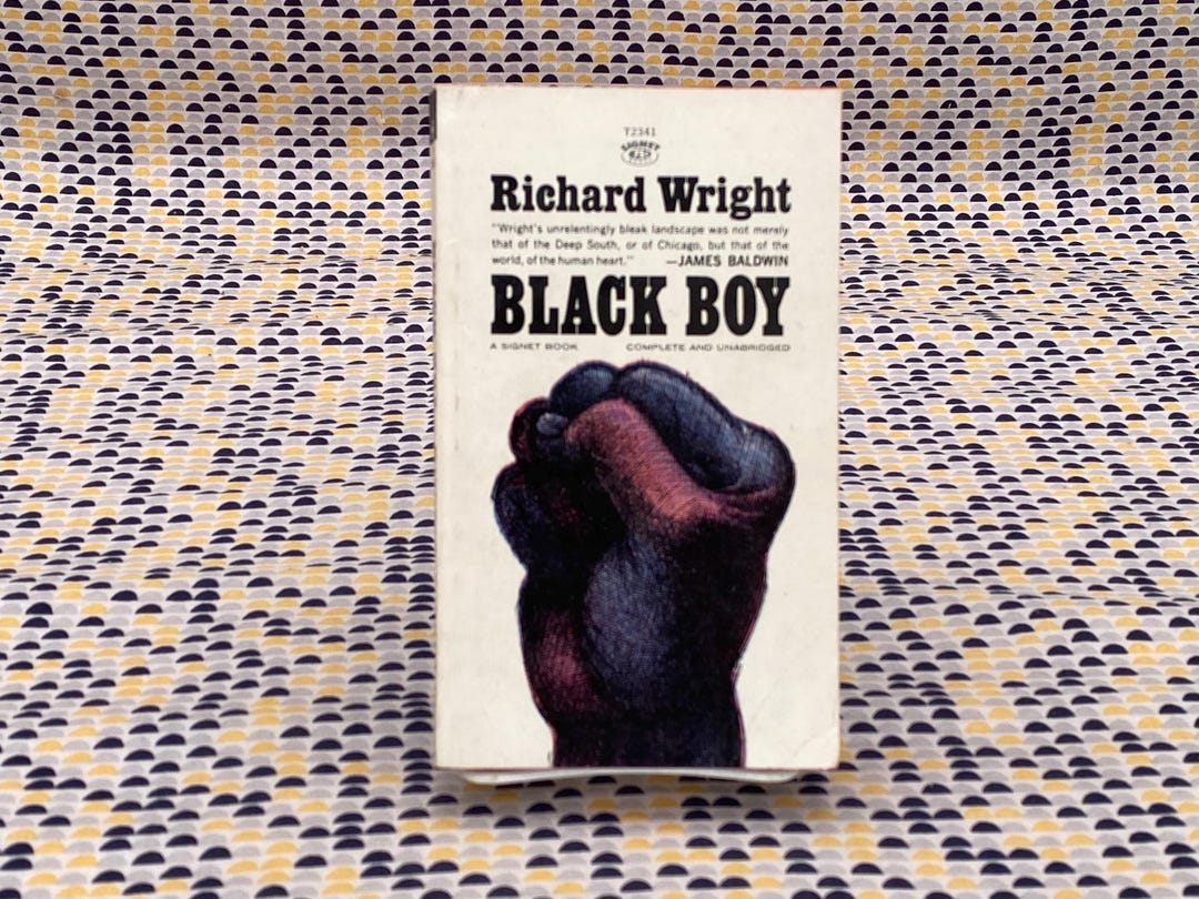 Black Boy Richard Wright Vintage Paperback Book 75 Cent Signet Edition ...