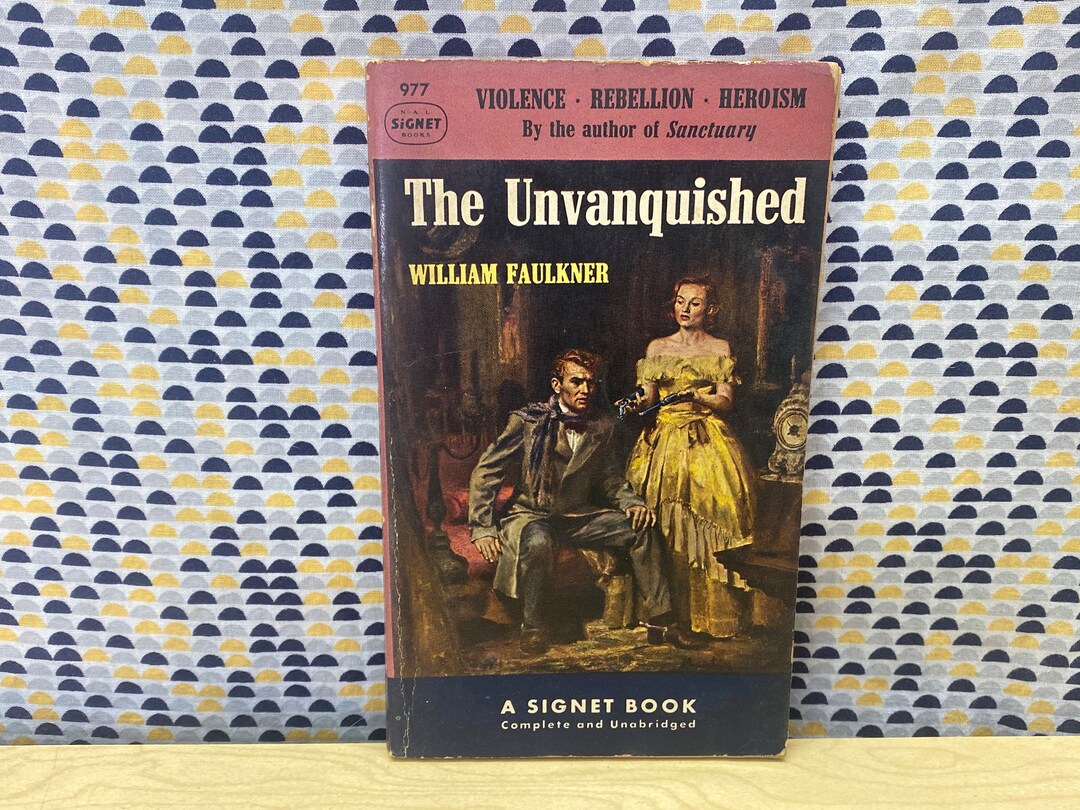 The Unvanquished - William Faulkner - Vintage Paperback Book - 1952 ...
