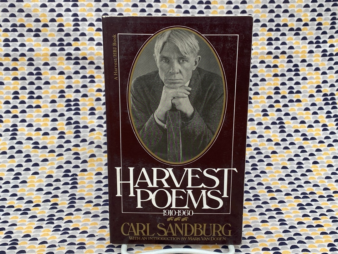 Harvest Poems Carl Sandburg 1910-1960 Vintage Paperback Book - Etsy