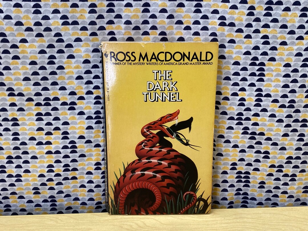 The Dark Tunnel - Ross Macdonald - Vintage Paperback Book - Bantam ...