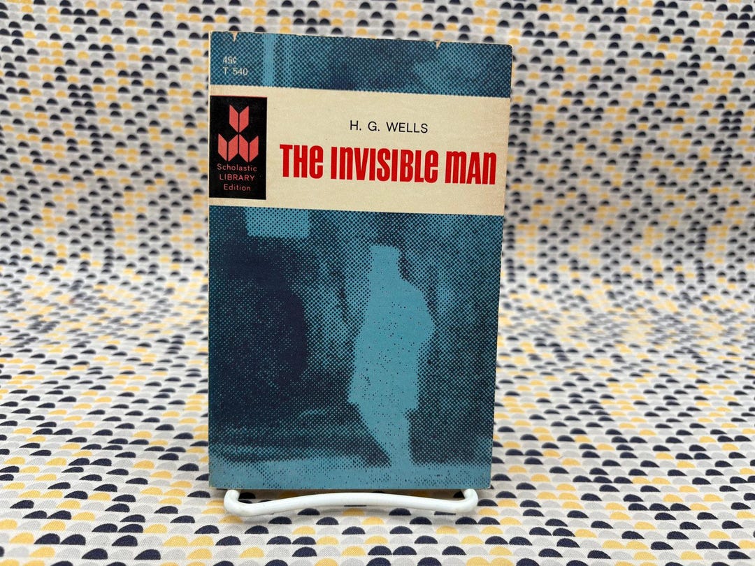 The Invisible Man - H. G. Wells - Scholastic - Paperback - Etsy