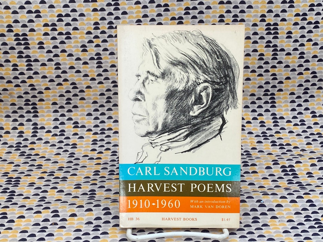 Harvest Poems Carl Sandburg 1910-1960 Vintage Paperback Book Harvest ...