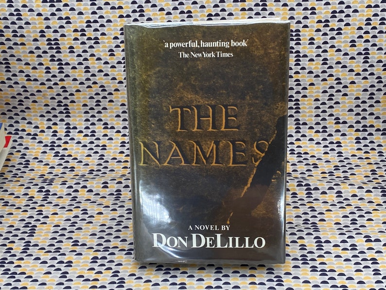 The Names - Don Delillo - Vintage Hardcover Book - Harvester Press - UK ...